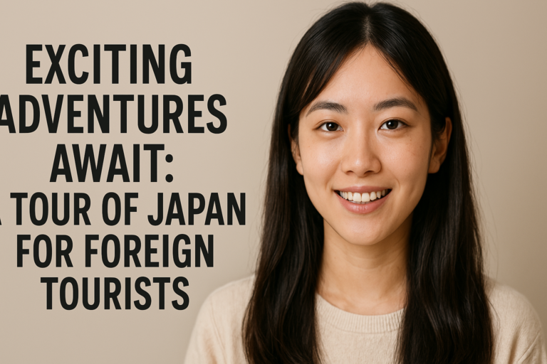 Exciting Adventures Await: A Tour of Japan for Foreign Tourists ...