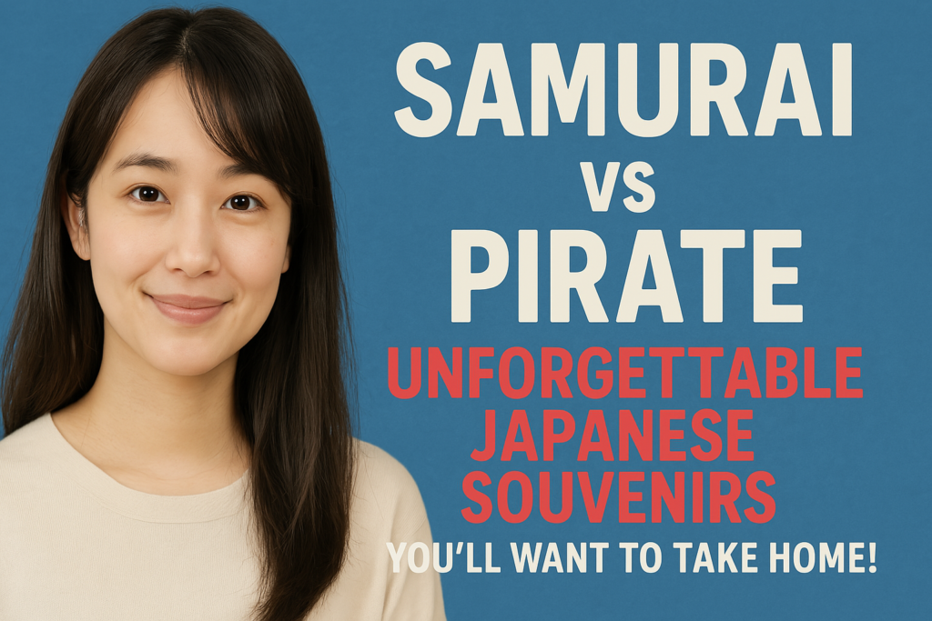 Samurai vs Pirate: Unforgettable Japanese Souvenirs You’ll Want to Take Home! | Japanese ...
