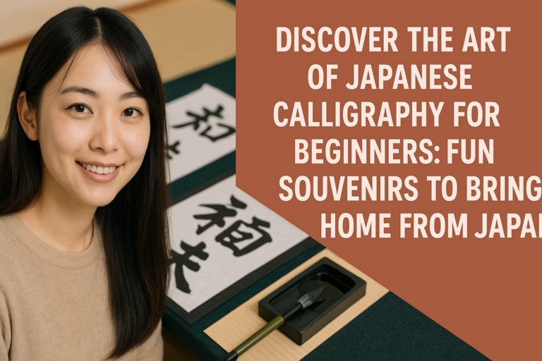Discover the Art of Japanese Calligraphy for Beginners: Fun Souvenirs ...