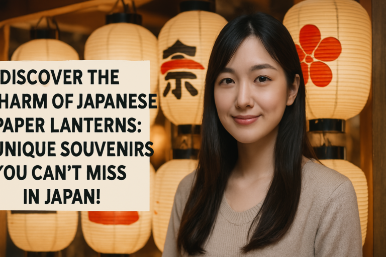 Discover the Charm of Japanese Paper Lanterns: Unique Souvenirs You Can ...