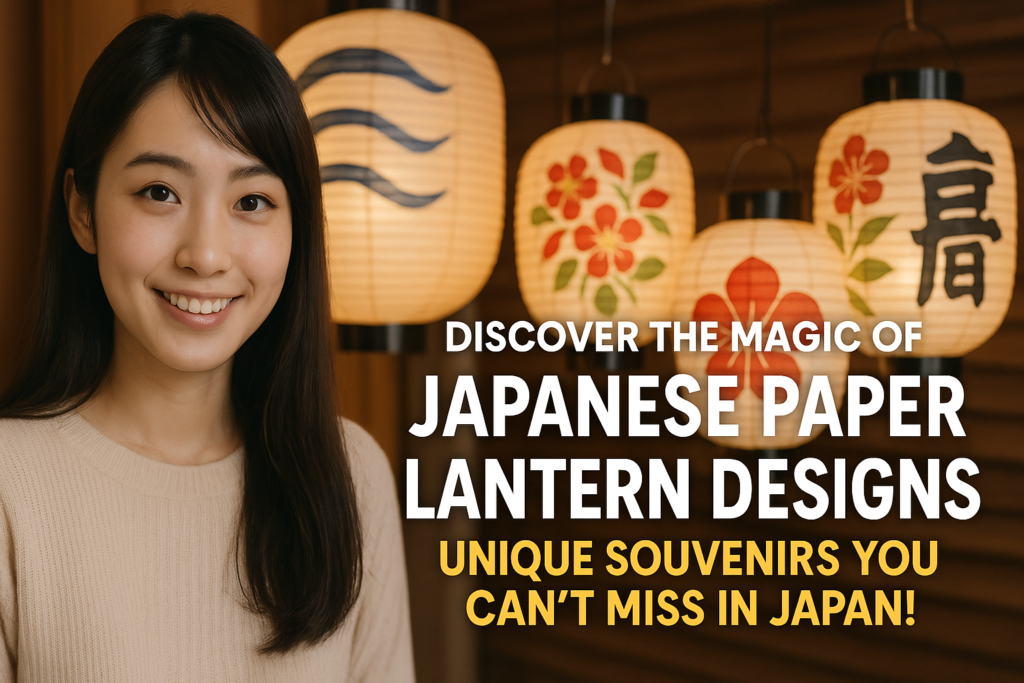 Discover the Magic of Japanese Paper Lantern Designs: Unique Souvenirs ...