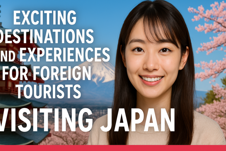 Exciting Destinations and Experiences for Foreign Tourists Visiting ...