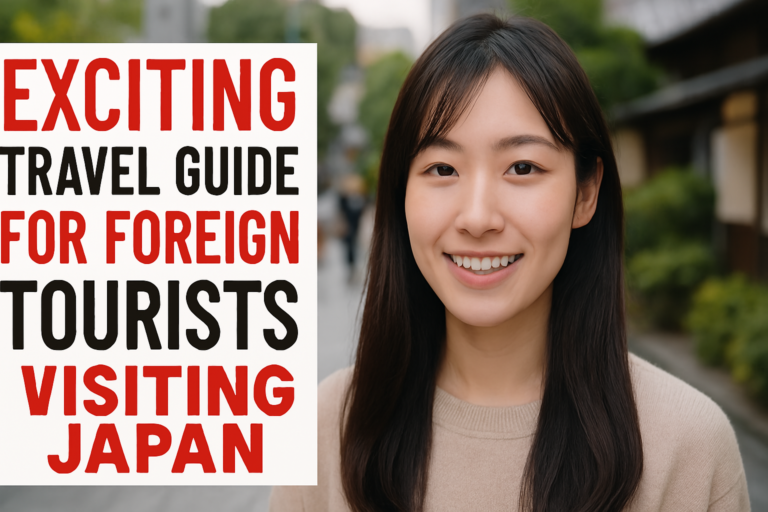 Exciting Travel Guide for Foreign Tourists Visiting Japan | Japanese ...