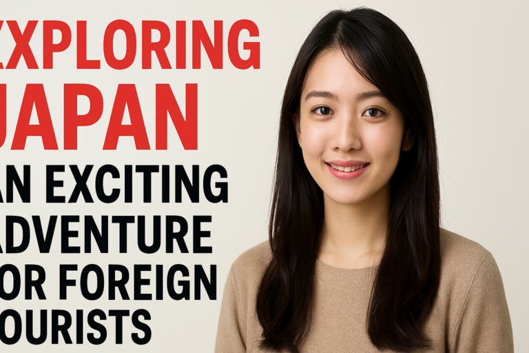 Exploring Japan: An Exciting Adventure for Foreign Tourists | Japanese ...