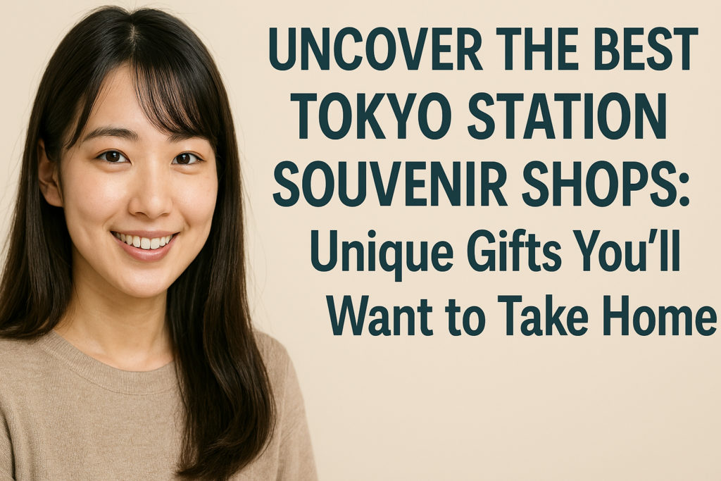 Uncover the Best Tokyo Station Souvenir Shops: Unique Gifts You’ll Want ...